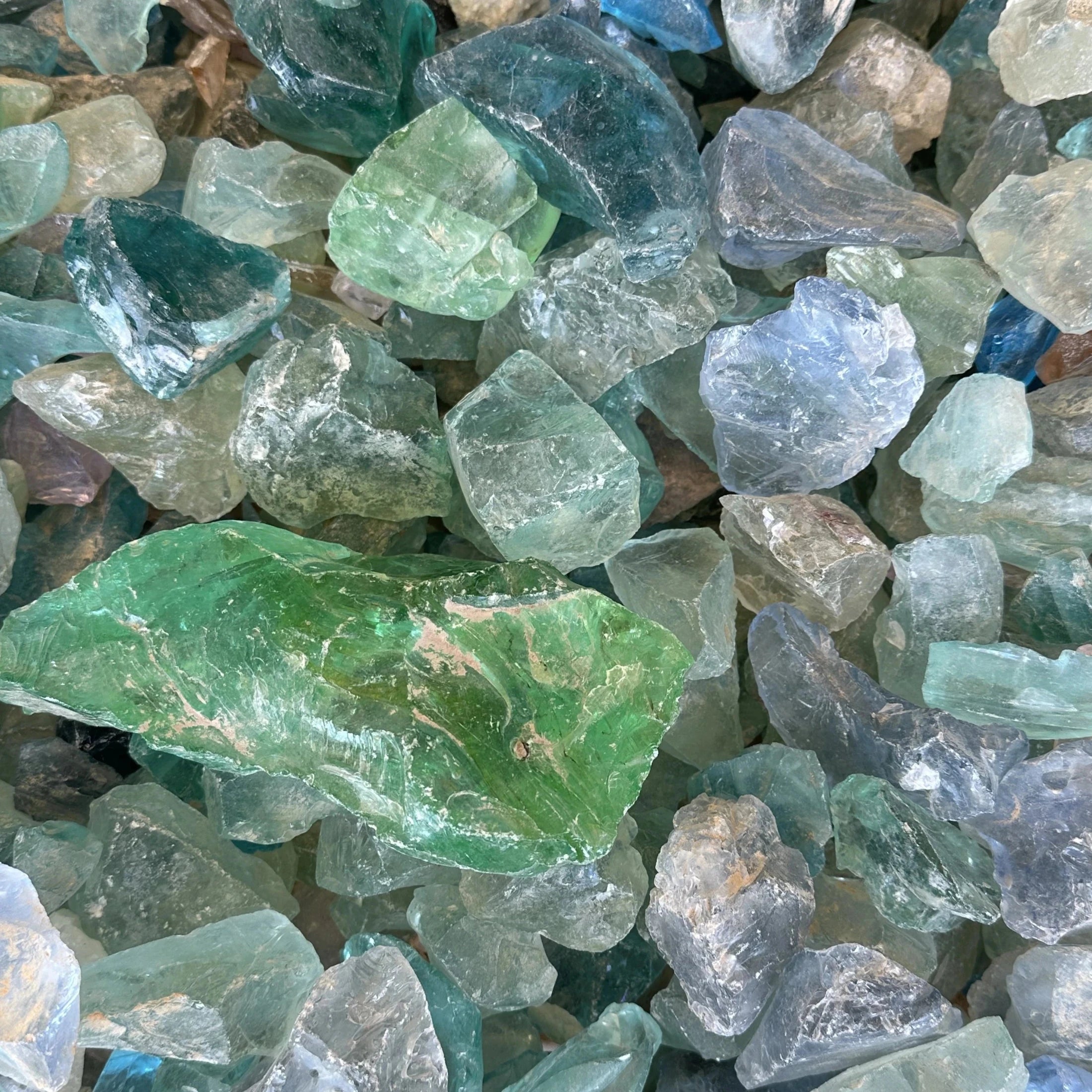 Slag Glass For Sale $4.50 Pound DIY Customized Craft Glass Cullet – Ron ...