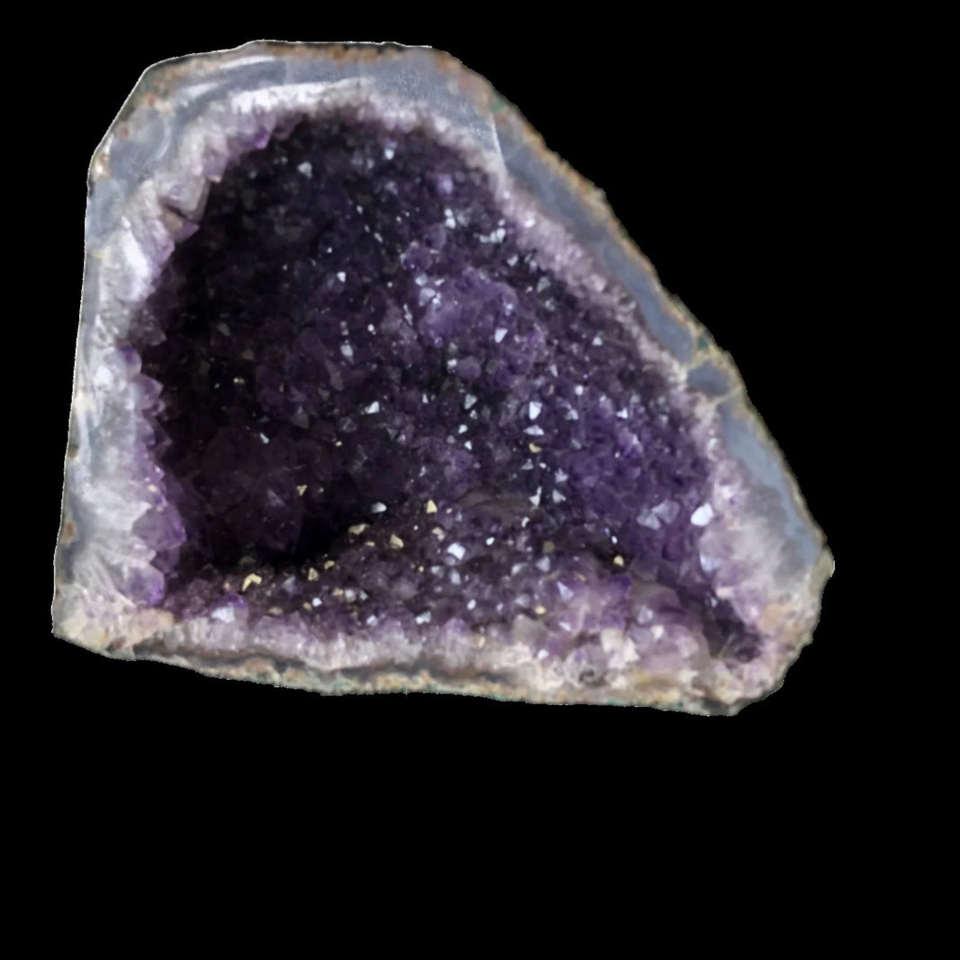 Amethyst Cathedral and Crystal Half Geode Collection