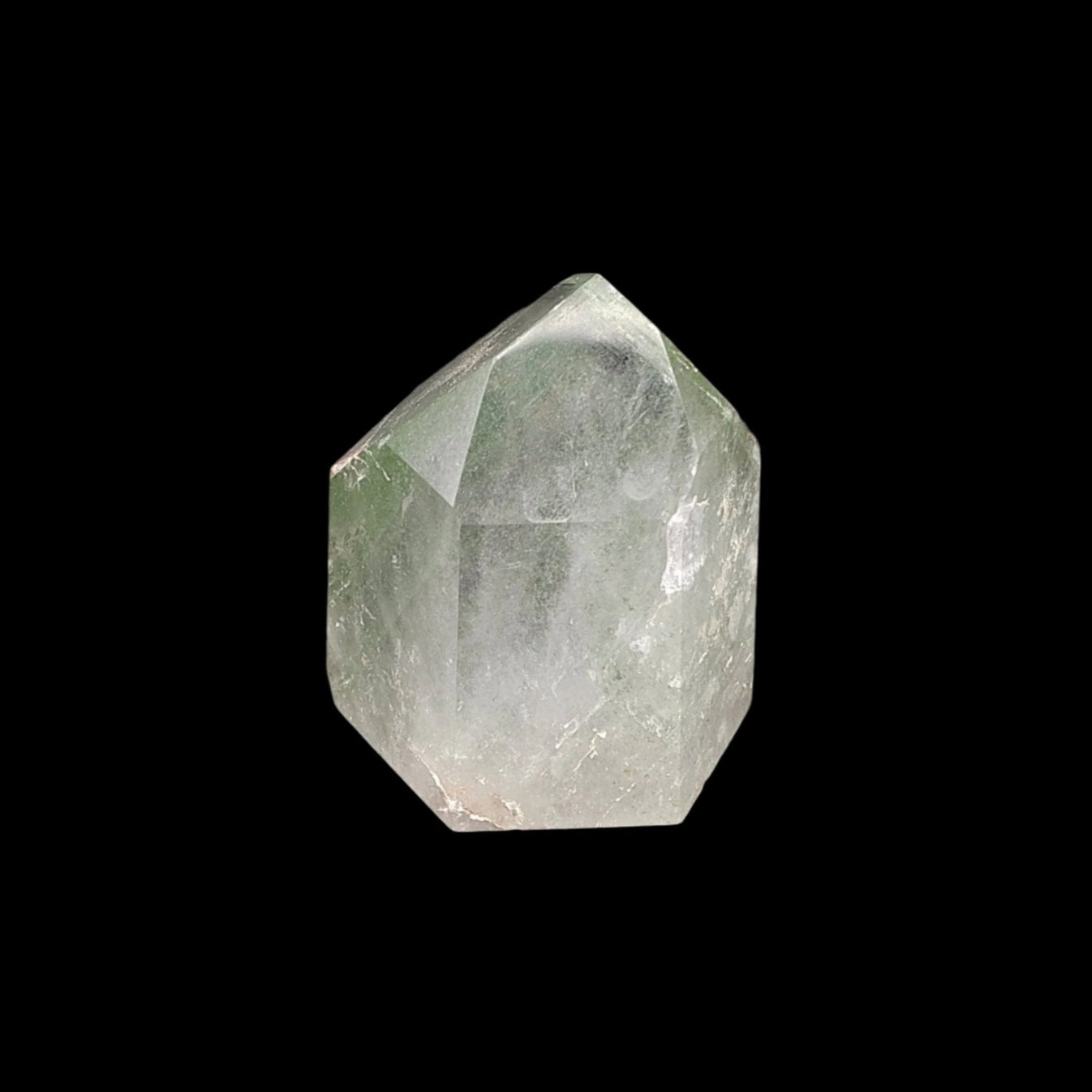 Chlorite Included Quartz Point Brazil – Ron Coleman Mining