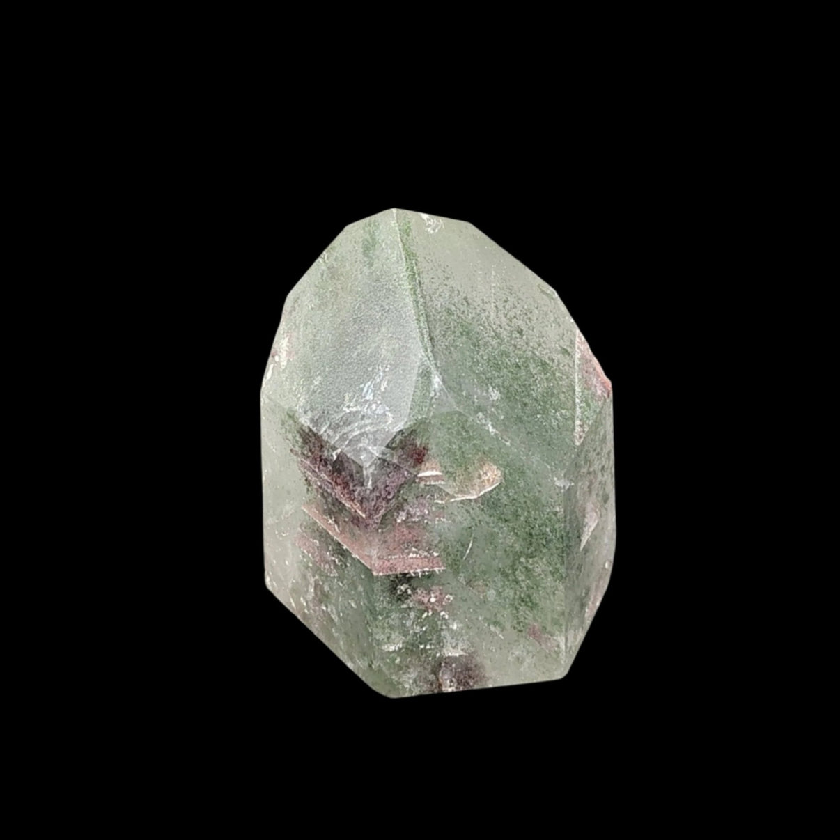 Chlorite Included Quartz Point Brazil – Ron Coleman Mining