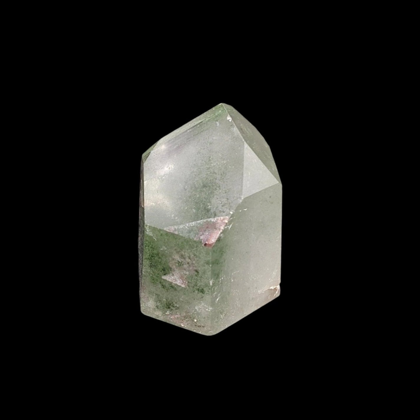 Chlorite Included Quartz Point Brazil – Ron Coleman Mining