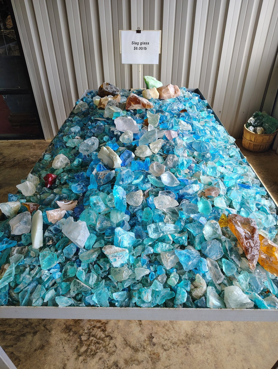 Slag Glass Cullet Sold By The Pound – Ron Coleman Mining