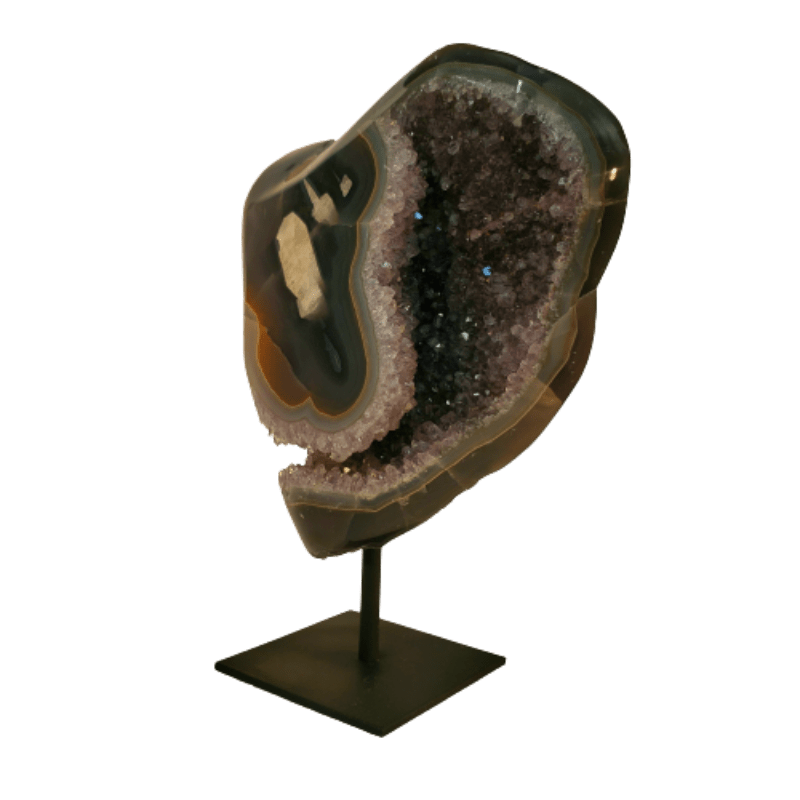 Home Decor Amethyst Sculpture on Stand – Ron Coleman Mining