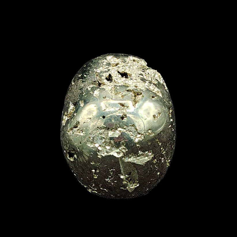 Polished Carved Pyrite Skull Figurine – Ron Coleman Mining
