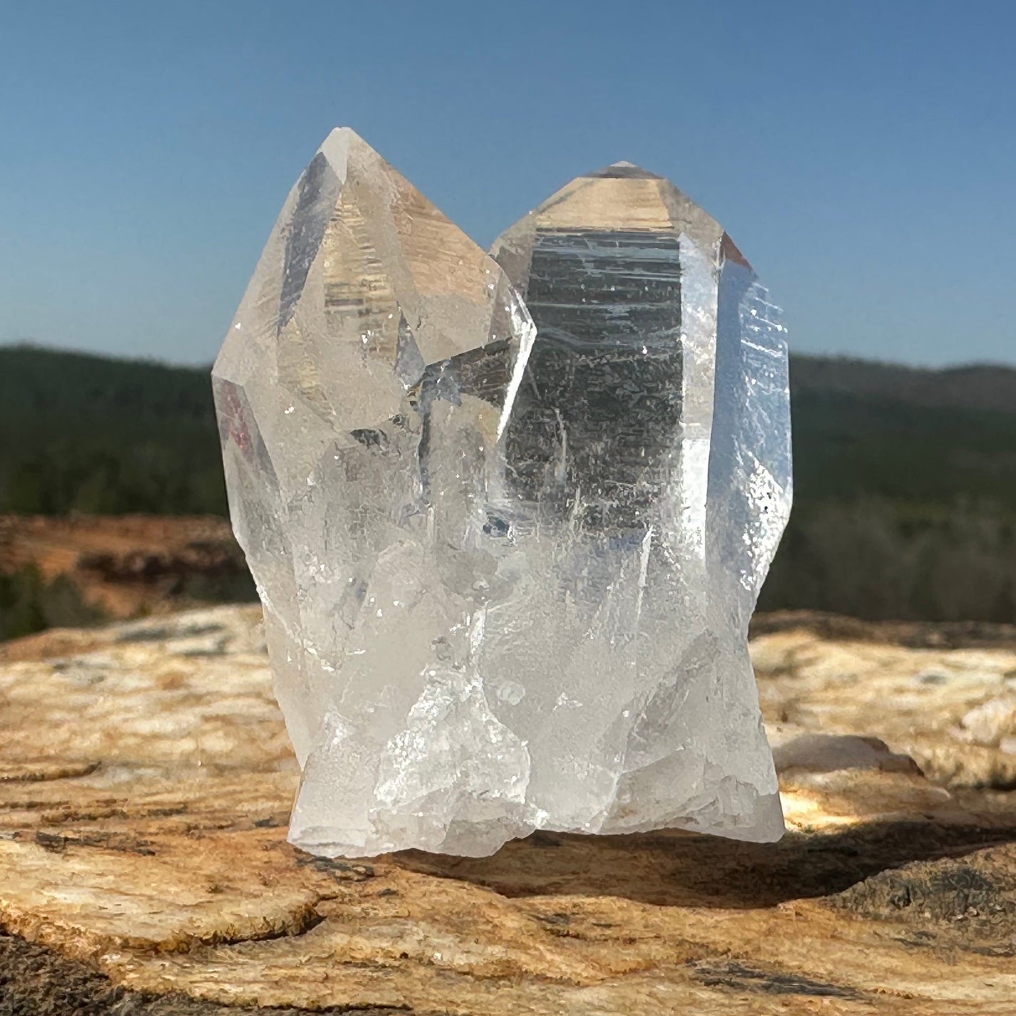 Raw Clear Quartz Crystal Cluster – Ron Coleman Mining