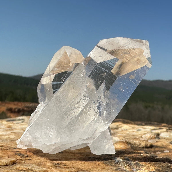 Raw Clear Quartz Crystal Cluster – Ron Coleman Mining
