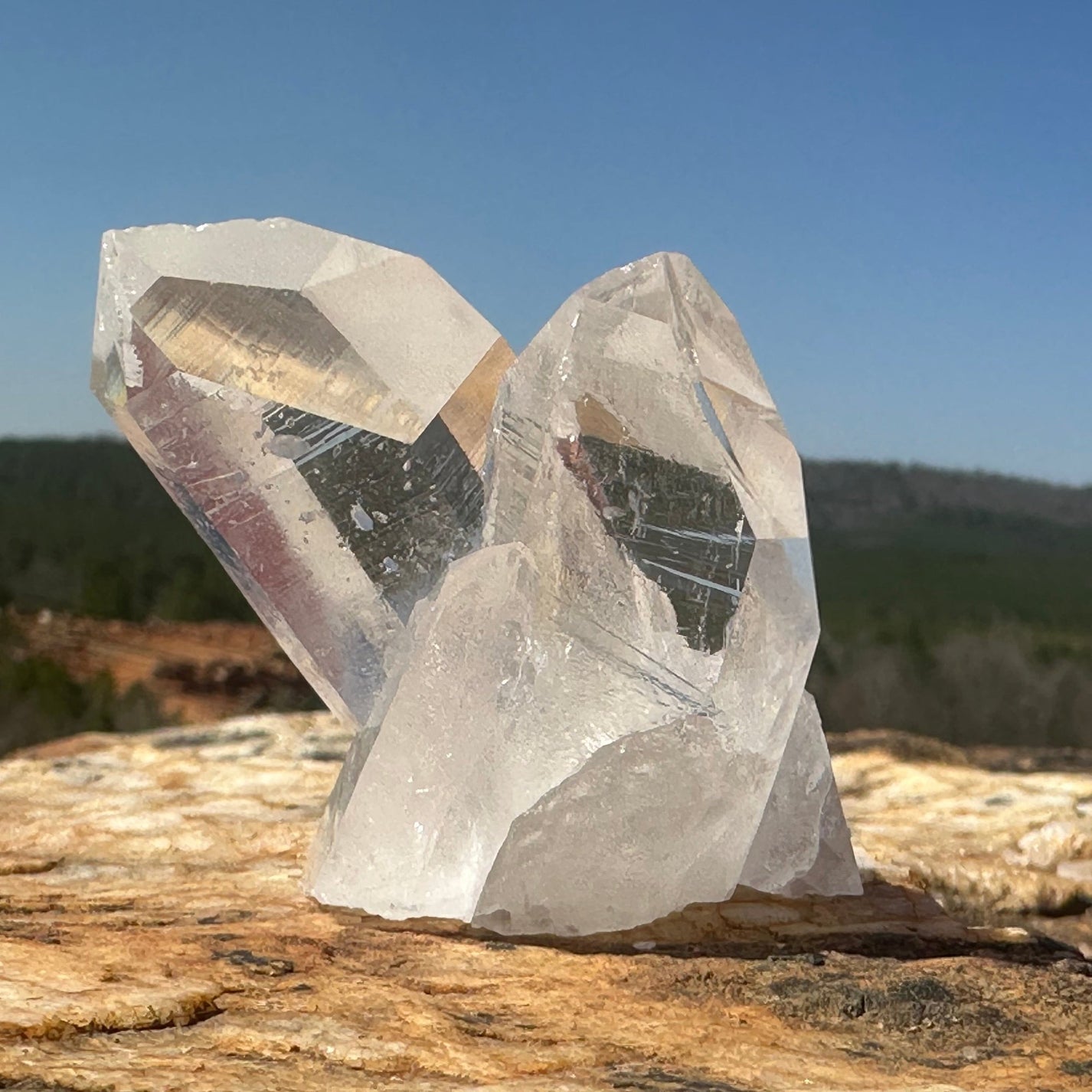 Raw Clear Quartz Crystal Cluster – Ron Coleman Mining