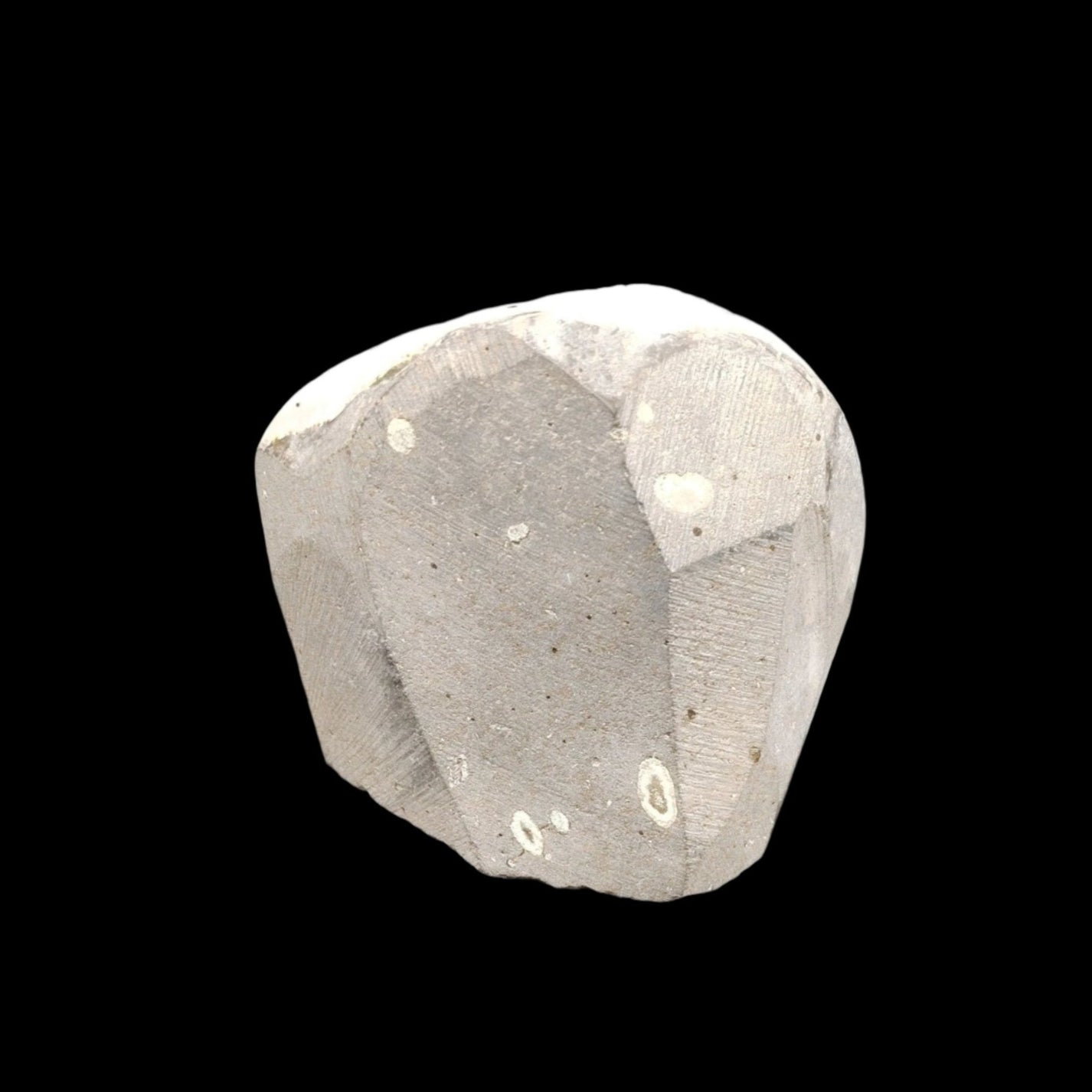 Small Amethyst Geode With White Calcite